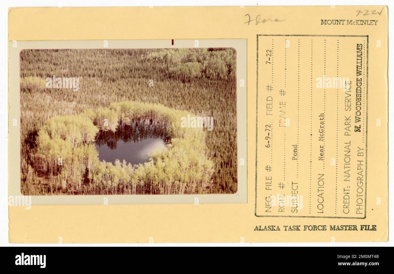Pond. Alaska Task Force Photographs Stock Photo - Alamy