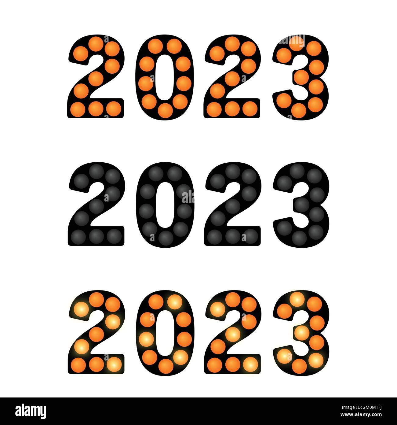 Sign new year 2023 Stock Vector Images - Alamy