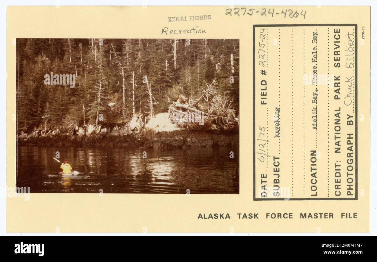 Kayaking. Alaska Task Force Photographs Stock Photo - Alamy