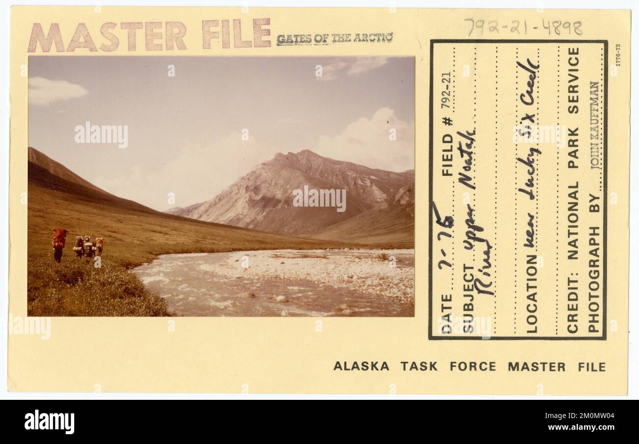 Upper Noatak River. Alaska Task Force Photographs Stock Photo - Alamy