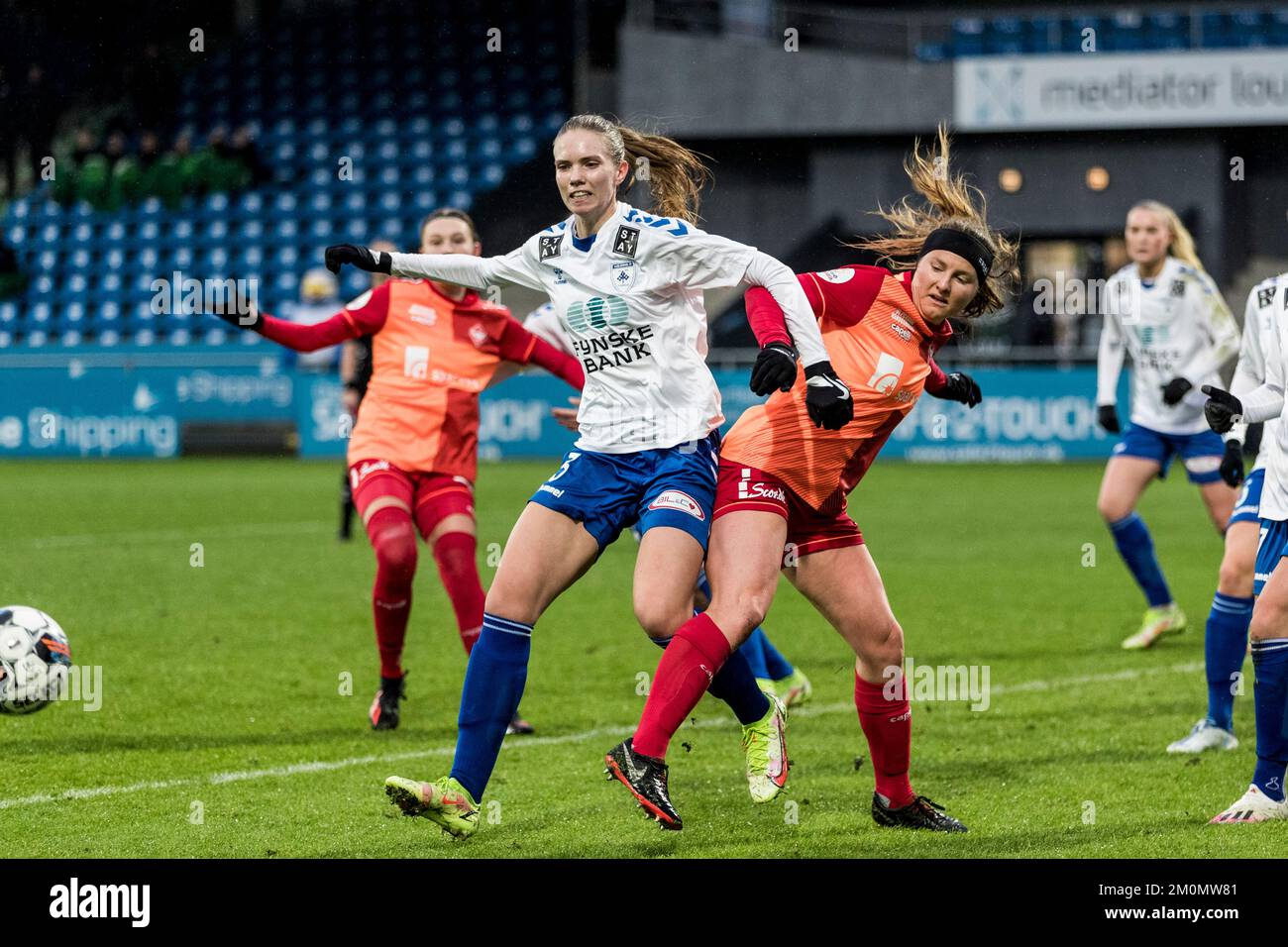 Kolding, Denmark. 03rd, December 2022. Freya Winther (3) of KoldingQ ...