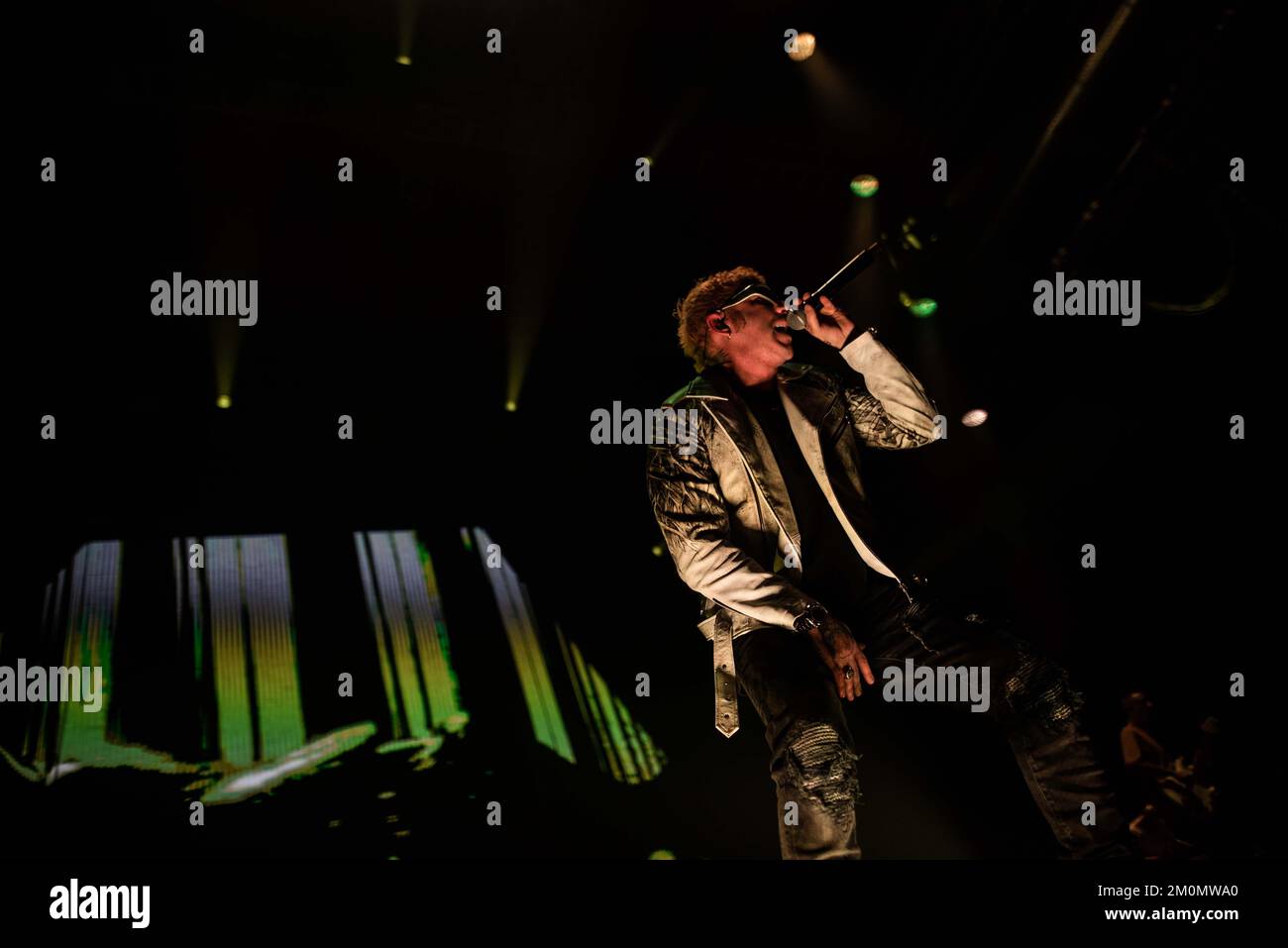 SALMO during Salmo - Flop Tour 2022, Italian singer Music Concert in ...