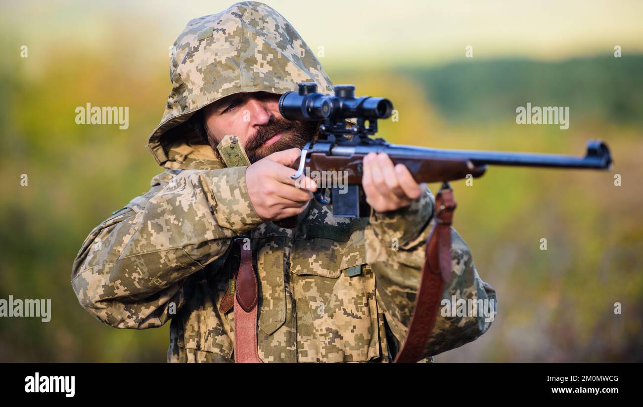 How turn hunting into hobby. Masculine hobby activity. Hunting season ...