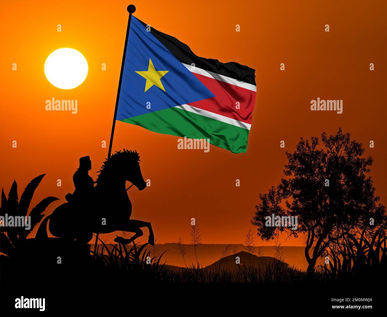 Sudan official flag hi-res stock photography and images - Alamy