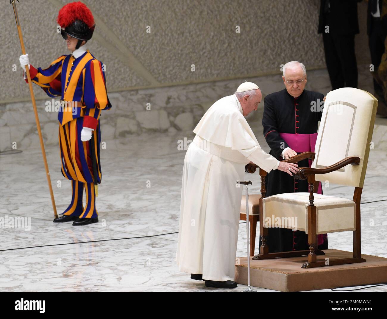 Vatican, December 7, 2022. Pope Francis leads the weekly general ...