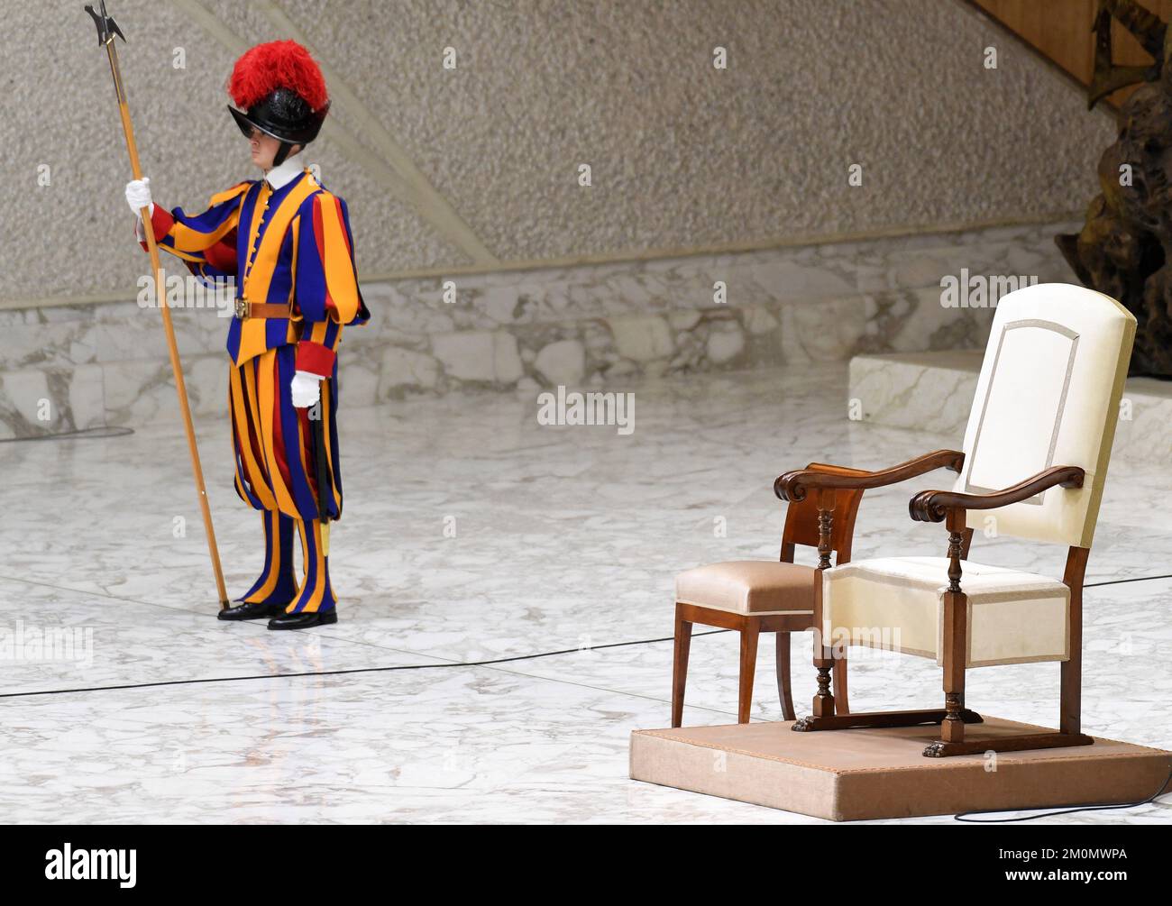 Vatican, December 7, 2022. Pope Francis leads the weekly general ...