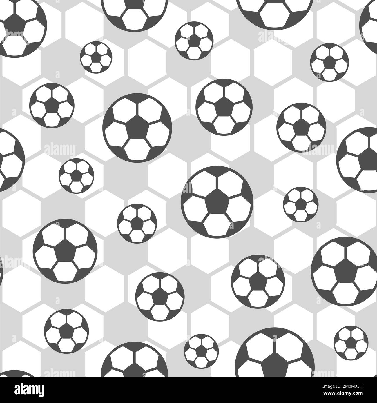 Vector Black and White Football textured repeat pattern background ...