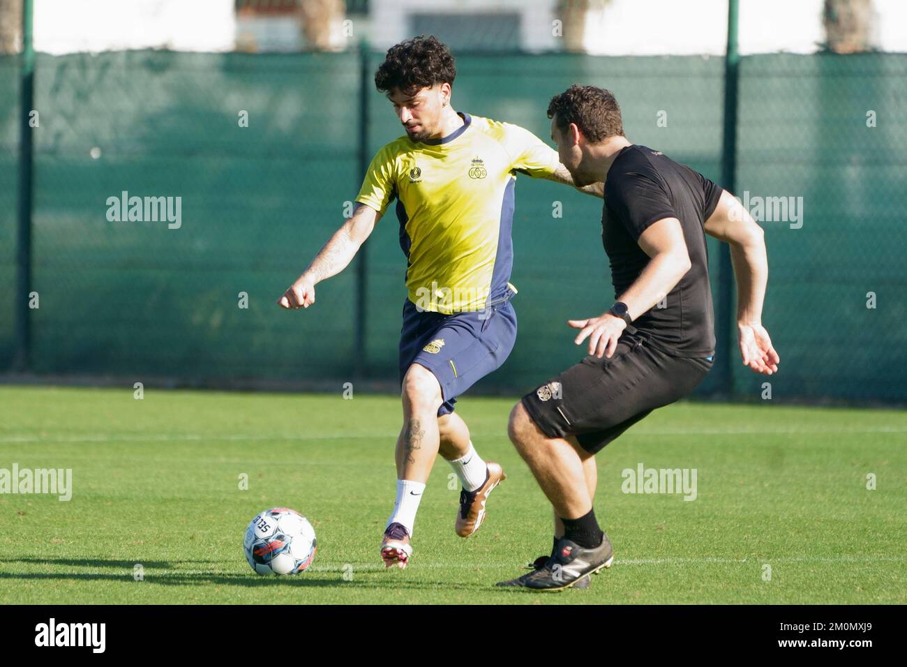 Alicante, Spain, Wednesday 07 December 2022. Union's Cameron Puertas ...