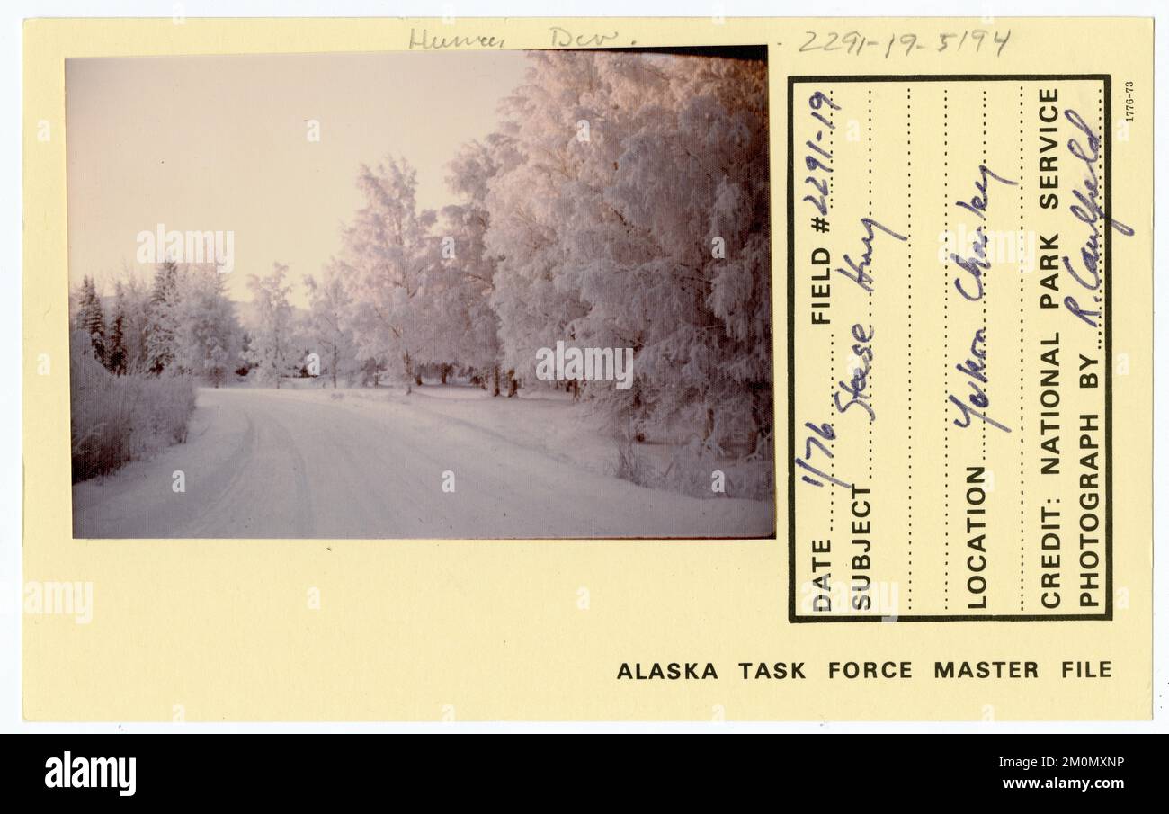 Steese Highway. Alaska Task Force Photographs Stock Photo - Alamy