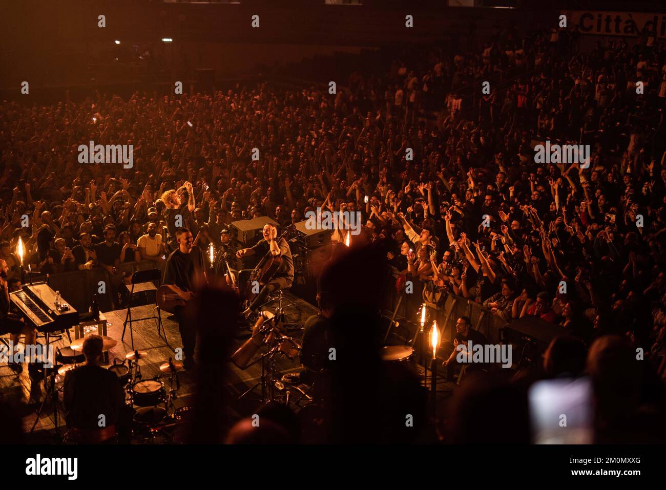 SALMO during Salmo - Flop Tour 2022, Italian singer Music Concert in ...