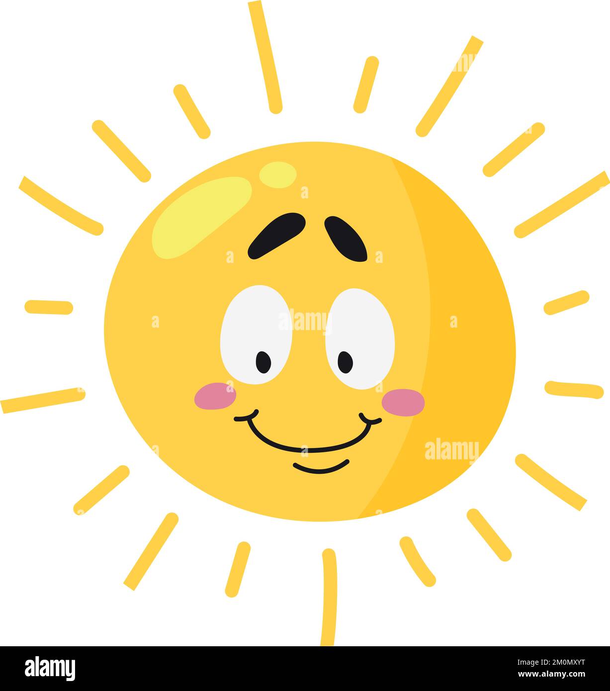 Sunlight shining in the face Stock Vector Images - Alamy