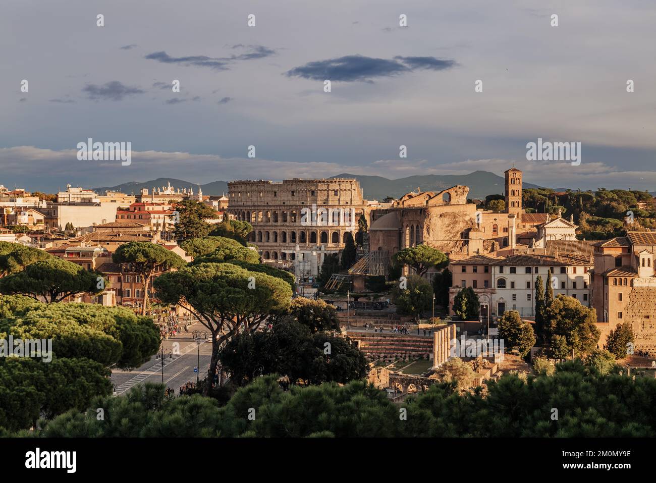 Rome, Italy- November 2022: The beautiful architecture of the Colosseum ...
