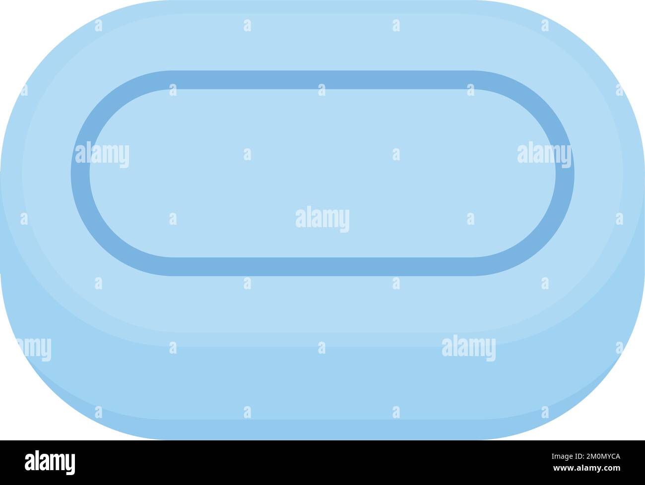 Soap bar icon. Blue hand washing product Stock Vector Image & Art - Alamy