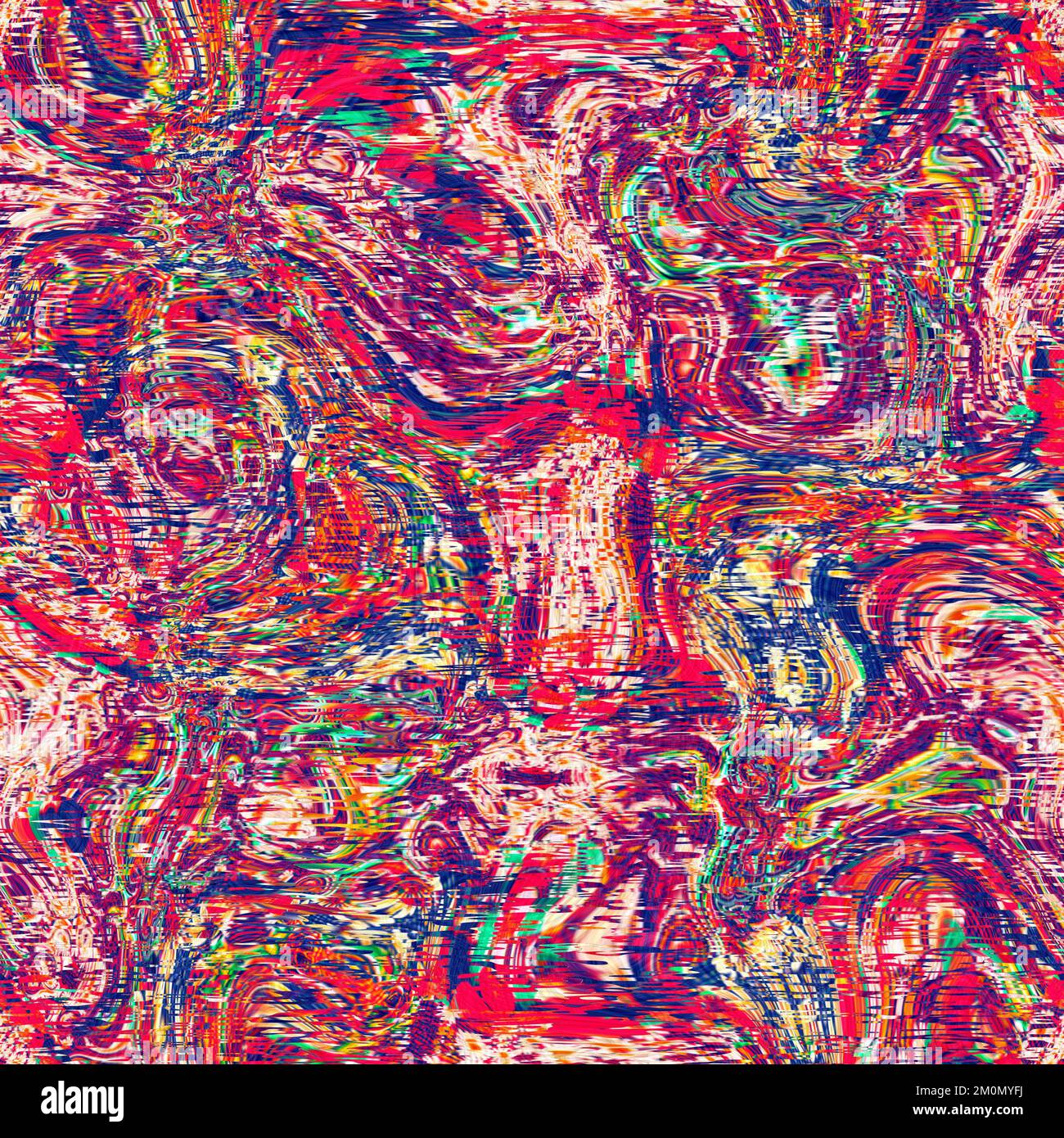 Vibrant pink distortion pattern. Bright colorful kitsch wallpaper for ...