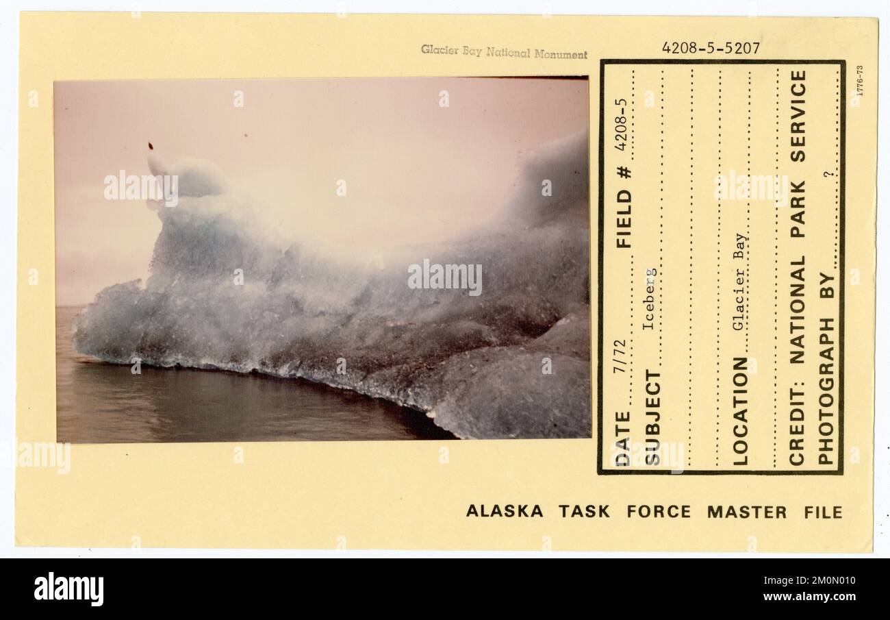 Iceberg. Alaska Task Force Photographs Stock Photo - Alamy