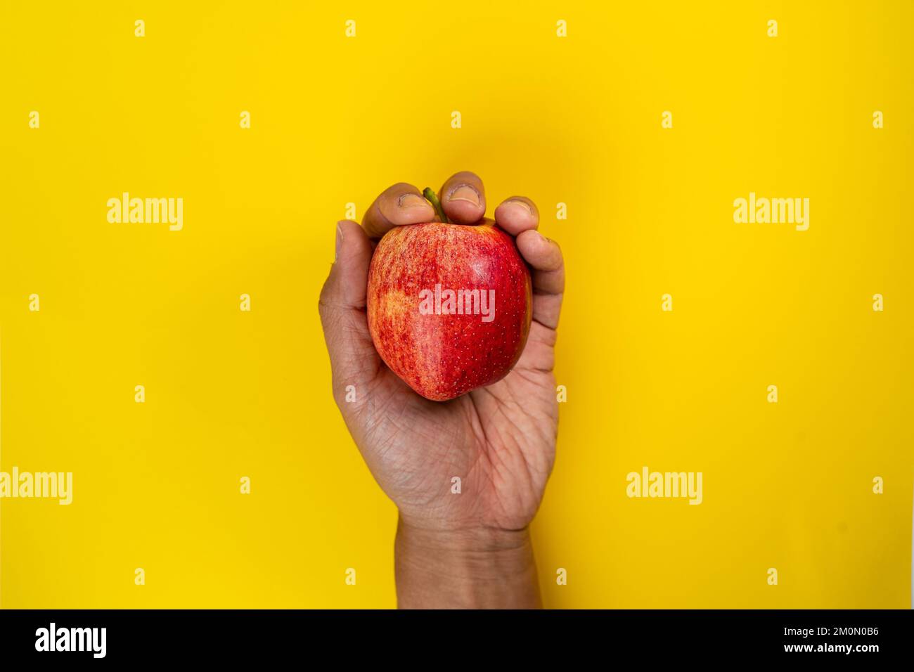 Hand apple hi-res stock photography and images - Alamy