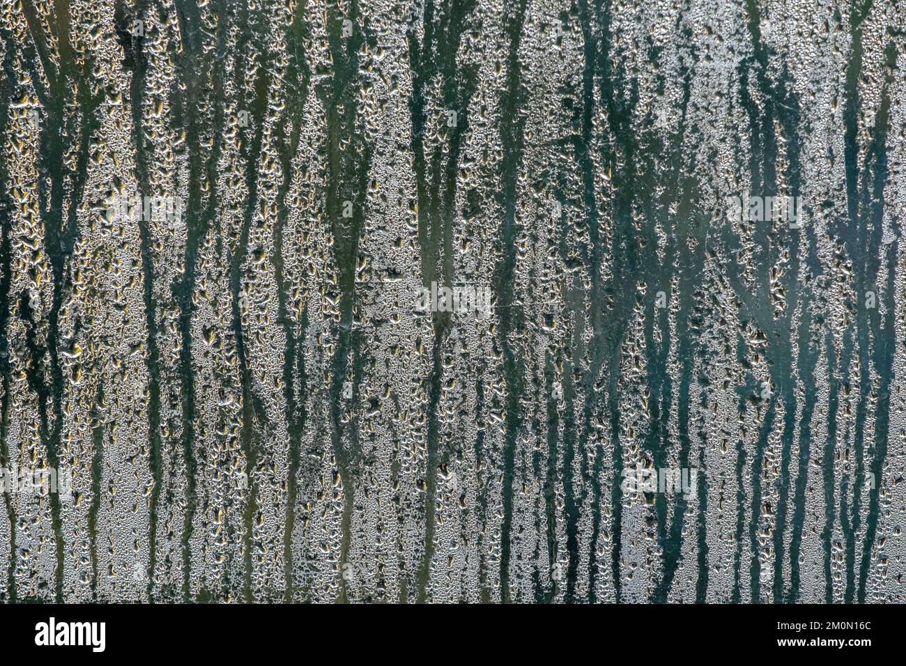Abstract patterns of condensation on window Stock Photo - Alamy