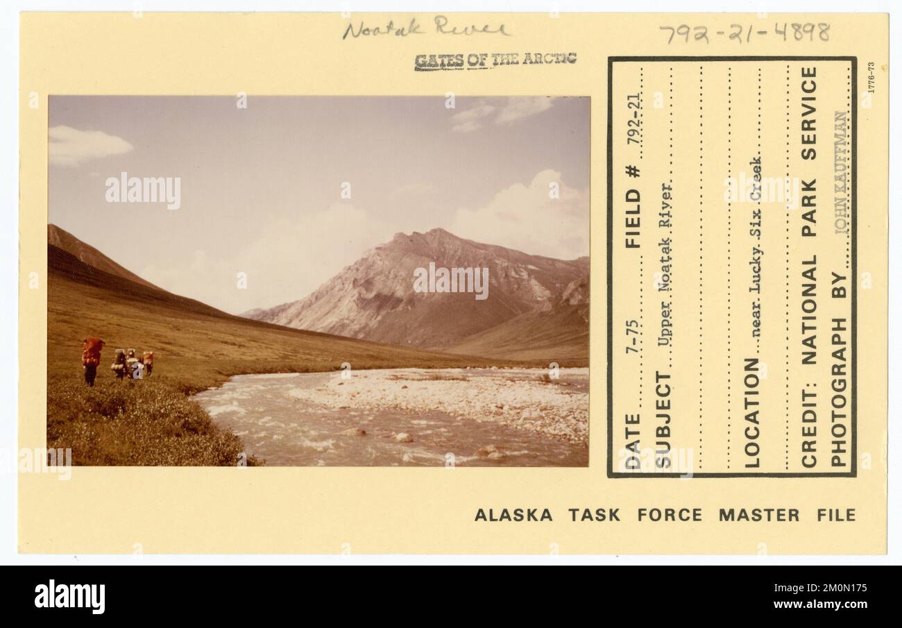 Upper Noatak River. Alaska Task Force Photographs Stock Photo - Alamy