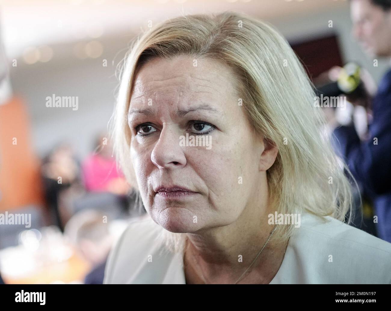 Berlin, Germany. 07th Dec, 2022. Nancy Faeser (SPD), Federal Minister ...