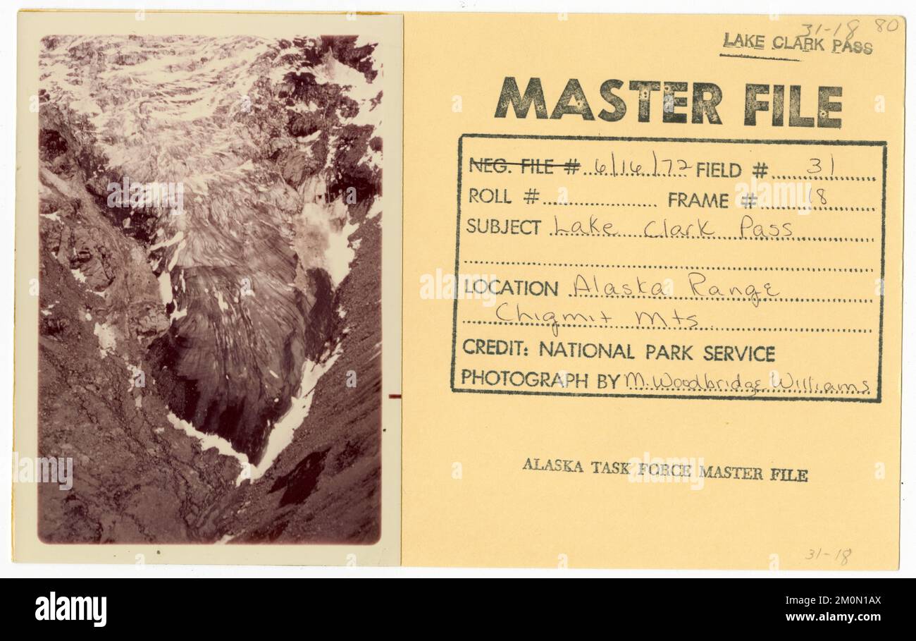 Lake Clark Pass. Alaska Task Force Photographs Stock Photo - Alamy