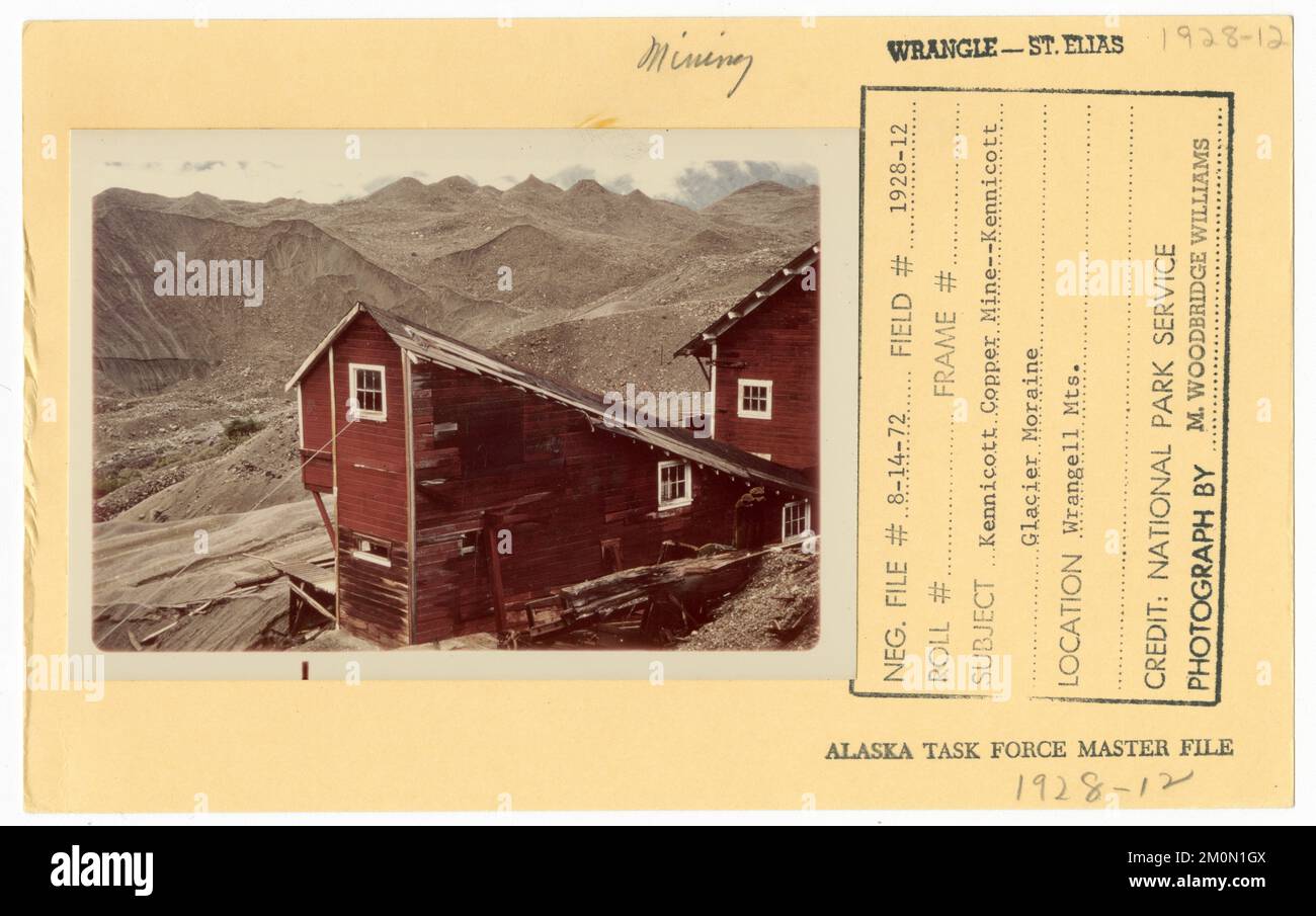 Kennicott Copper Mine - Kennicott Glacier Moraine. Alaska Task Force ...