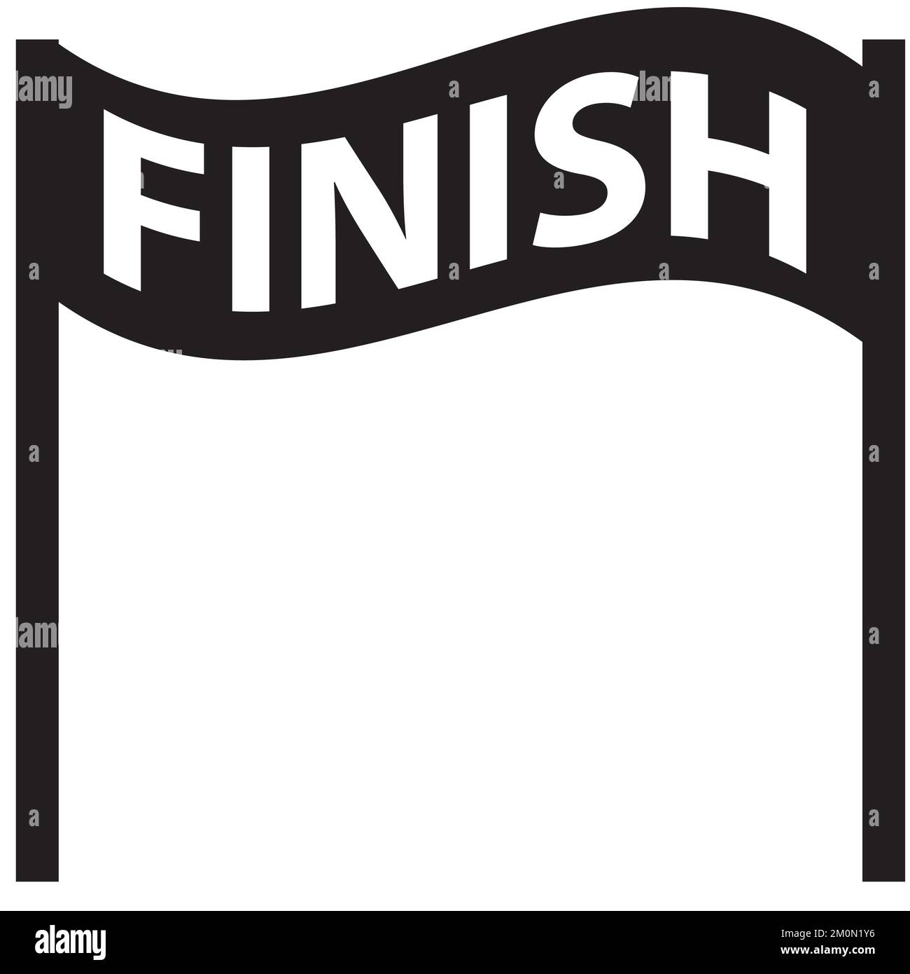 finish icon on transparent background. Finish symbol. flat style Stock ...