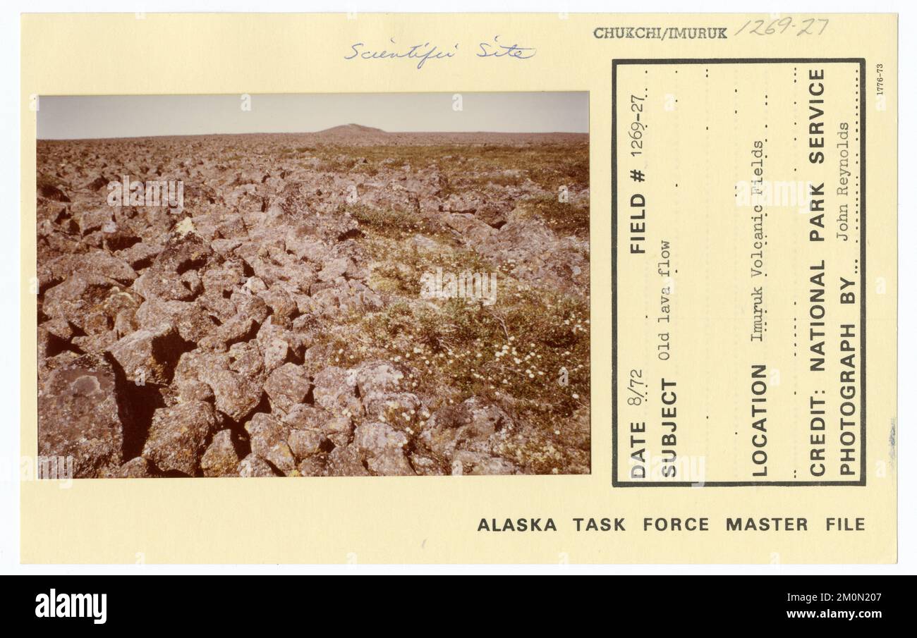 Old lava flow. Alaska Task Force Photographs Stock Photo - Alamy