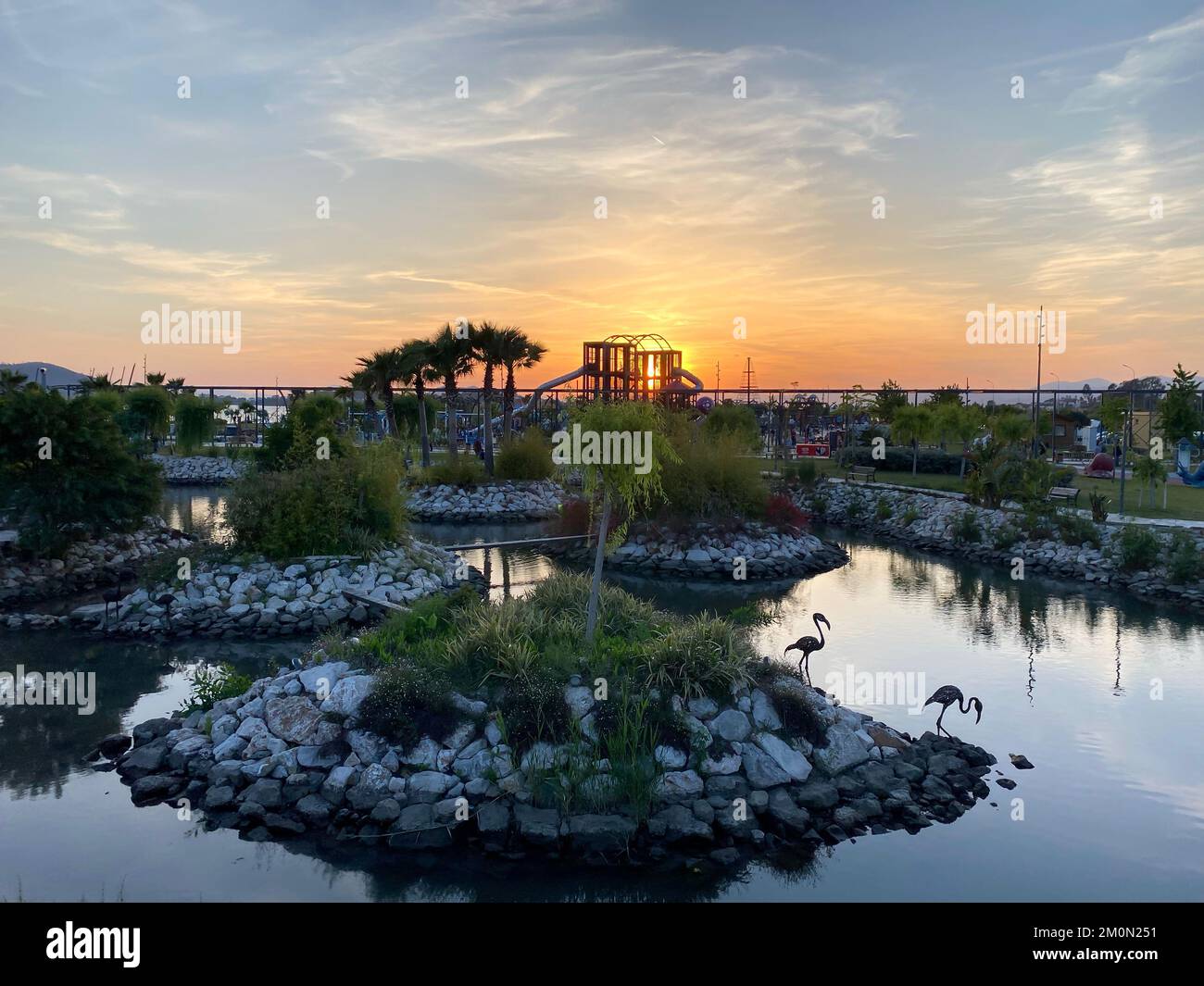 fethibey park in fethiye, mugla, turkey. Fethiye is one of the popular ...