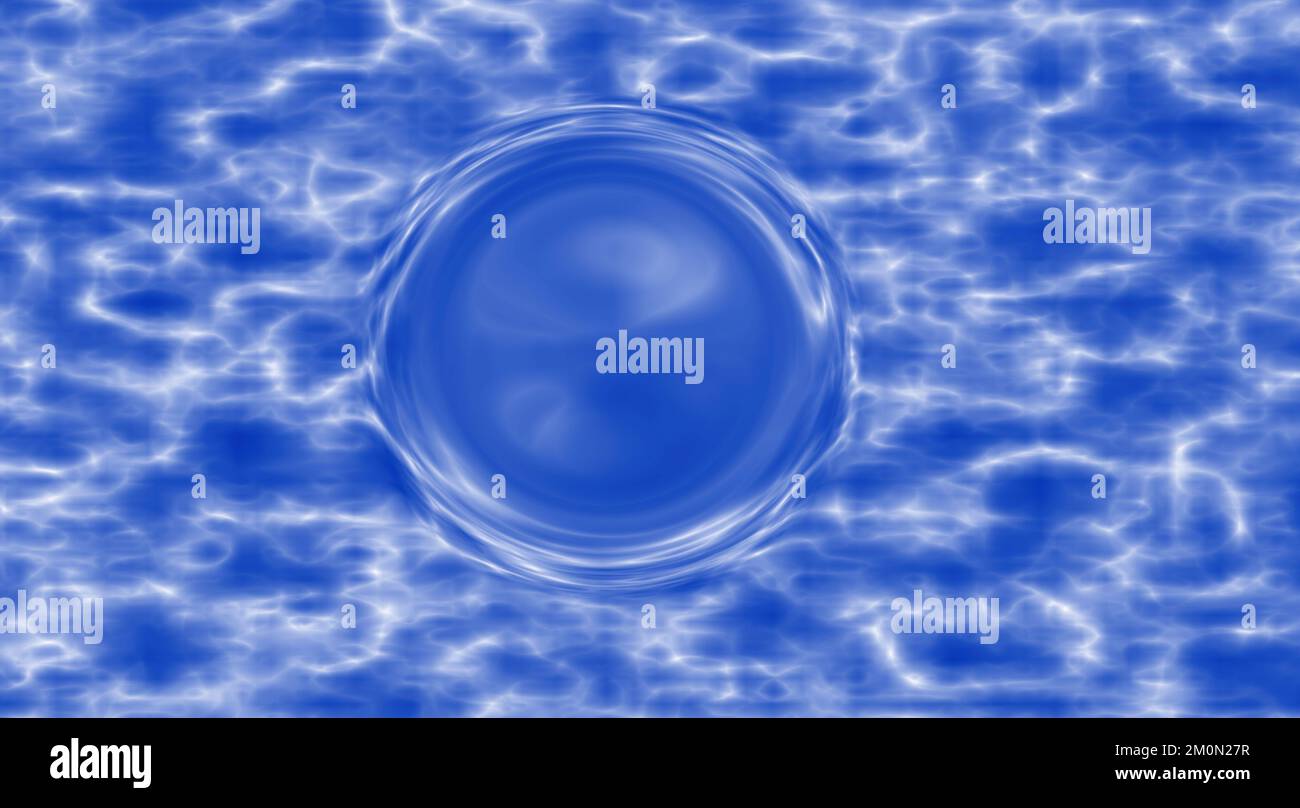 bubble and waves shape on a pool like texture on light background with ...