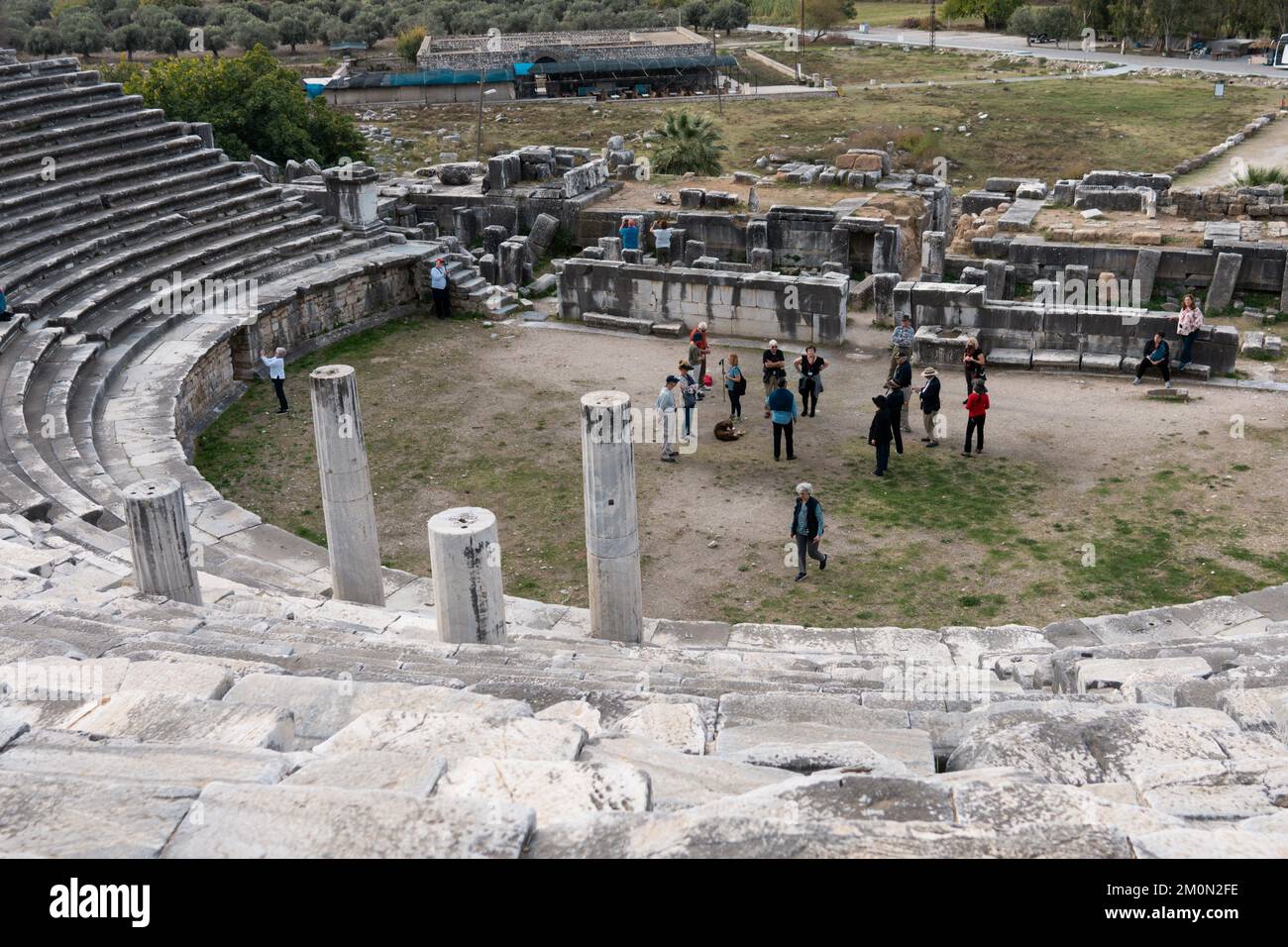 Ancient Greek Theatre in Miletus, Turkey Stock Photo - Alamy