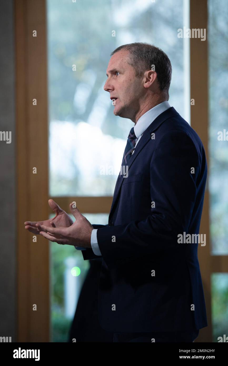 Edinburgh, Scotland, UK. 7th Dec, 2022. PICTURED: Michael Mathieson MSP ...