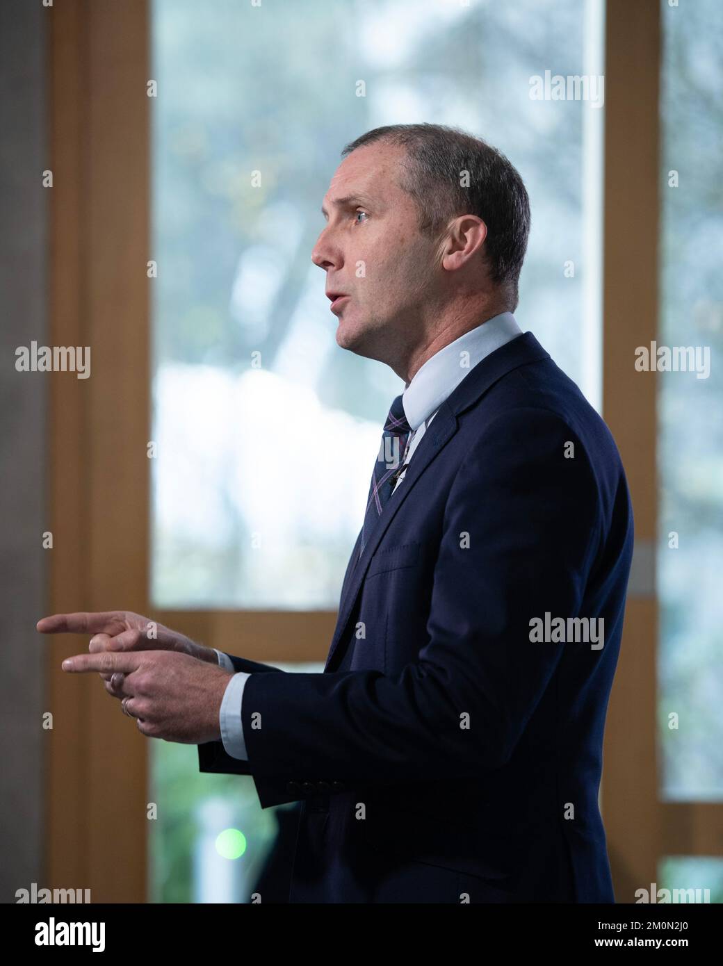 Edinburgh, Scotland, UK. 7th Dec, 2022. PICTURED: Michael Mathieson MSP ...
