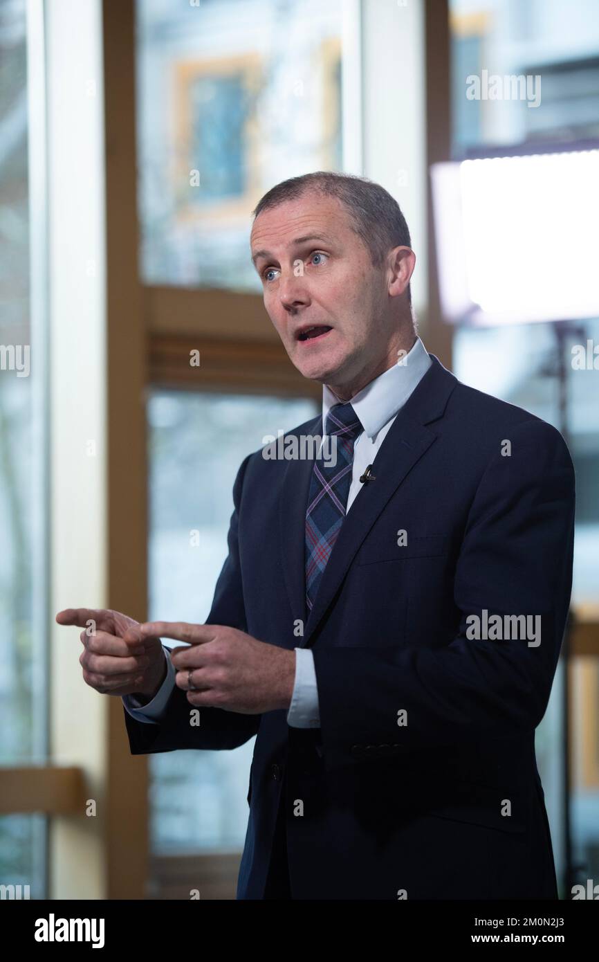 Edinburgh, Scotland, UK. 7th Dec, 2022. PICTURED: Michael Mathieson MSP ...