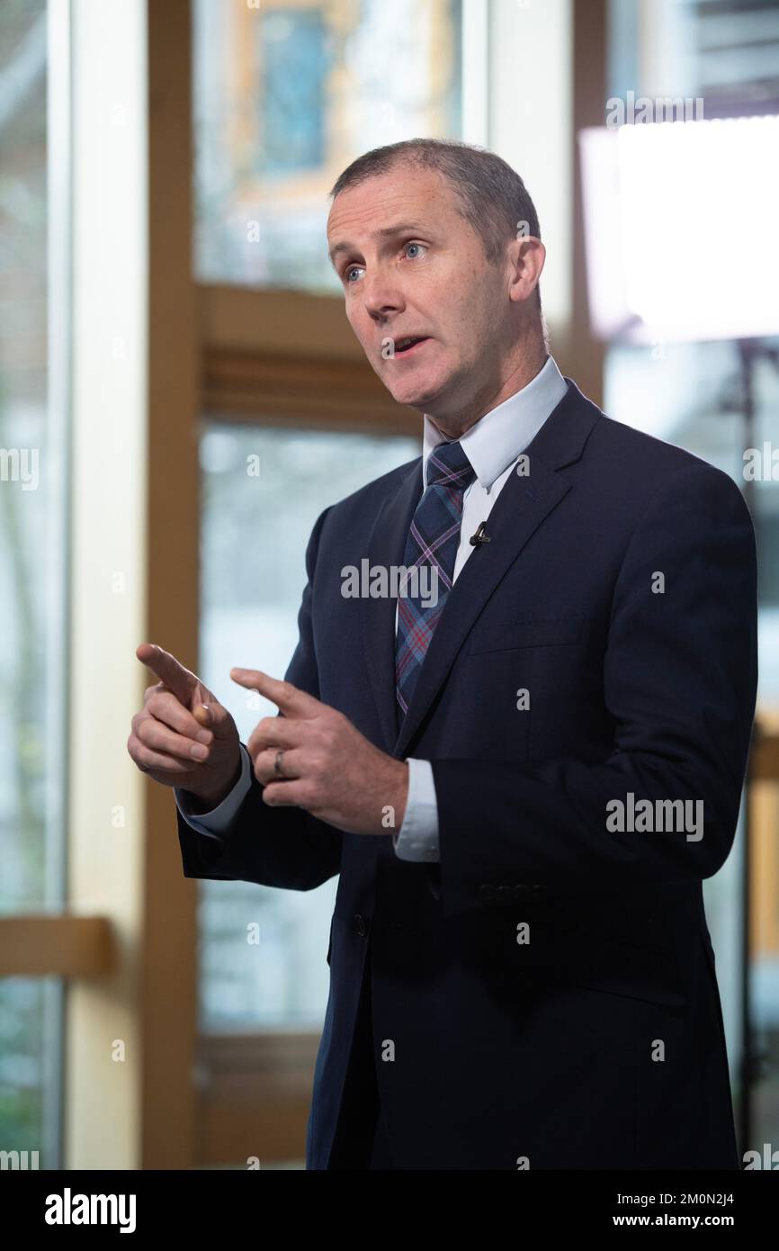 Edinburgh, Scotland, UK. 7th Dec, 2022. PICTURED: Michael Mathieson MSP ...