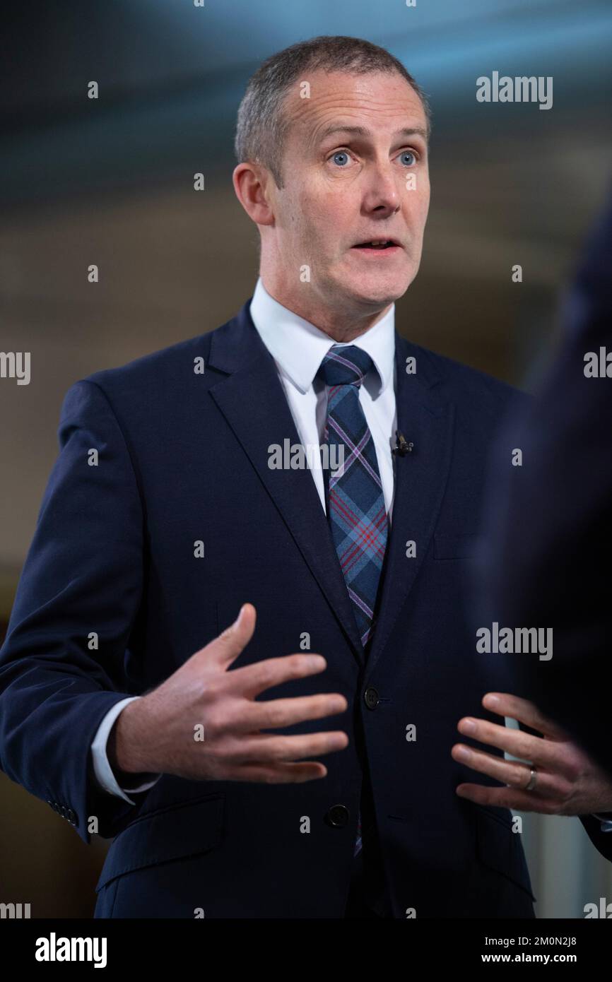 Edinburgh, Scotland, UK. 7th Dec, 2022. PICTURED: Michael Mathieson MSP ...