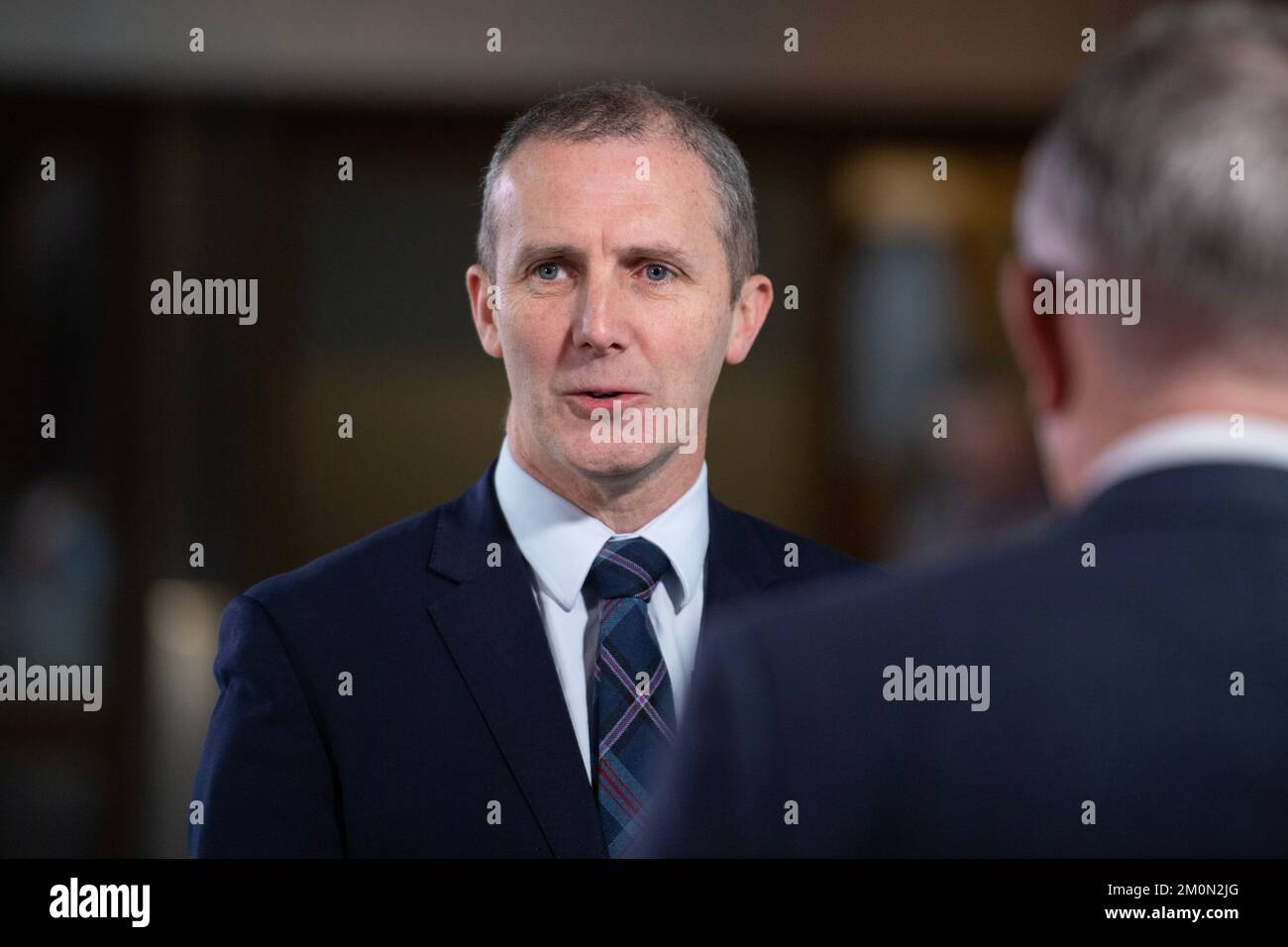 Edinburgh, Scotland, UK. 7th Dec, 2022. PICTURED: Michael Mathieson MSP ...