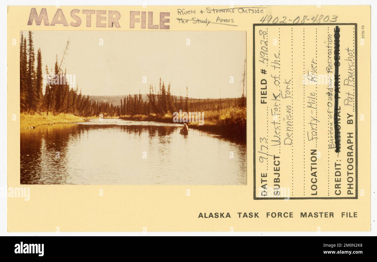 West Fork of the Dennison Fork. Alaska Task Force Photographs Stock ... West Fork of the Dennison Fork. Alaska Task Force Photographs Stock ...