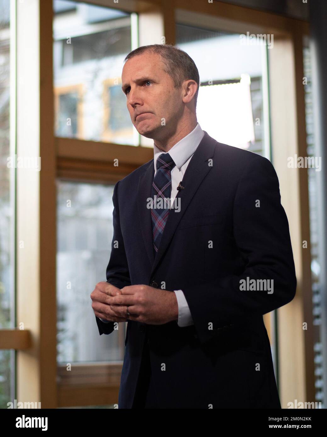 Edinburgh, Scotland, UK. 7th Dec, 2022. PICTURED: Michael Mathieson MSP ...