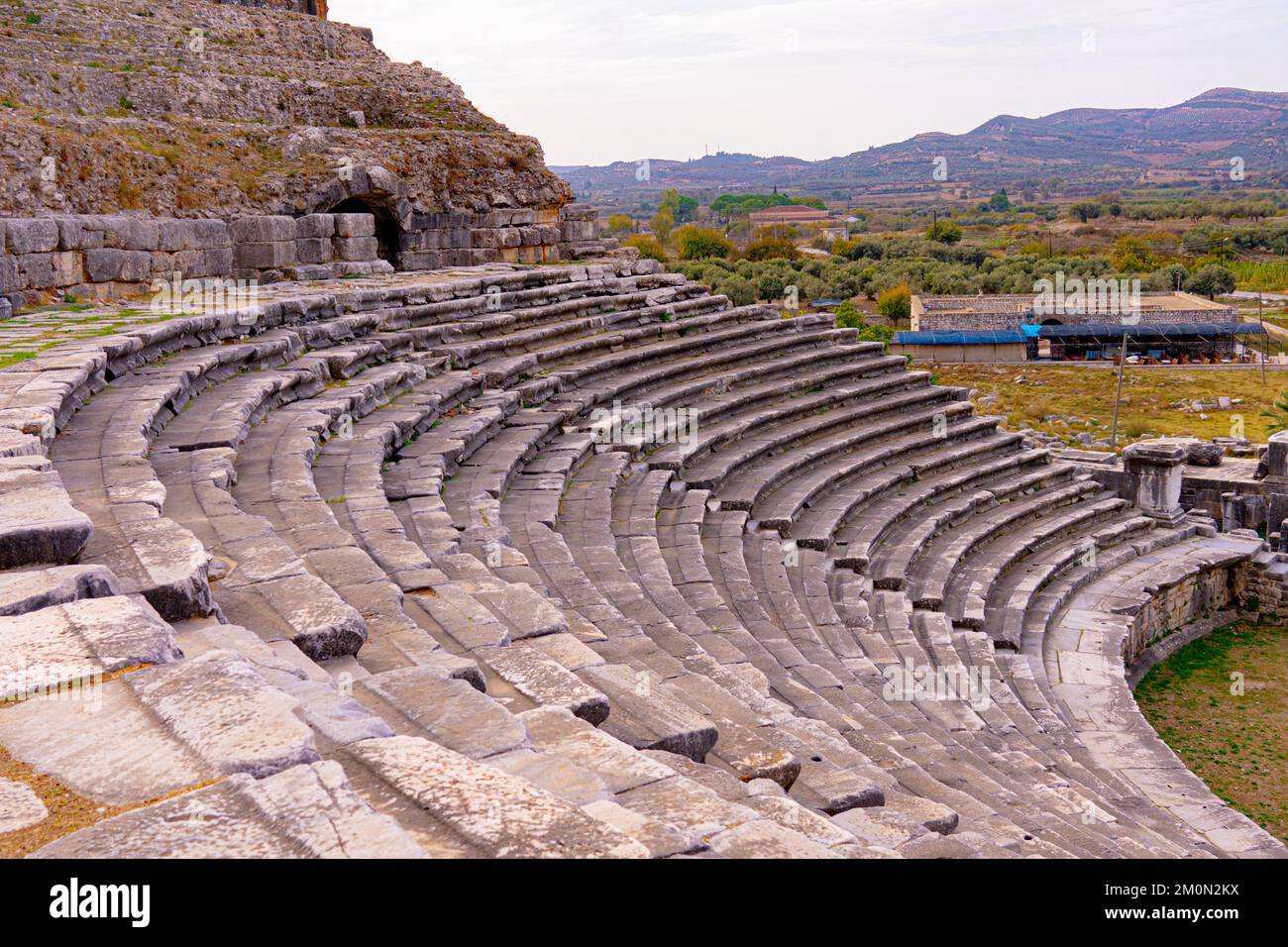 Ancient Greek Theatre in Miletus, Turkey Stock Photo - Alamy