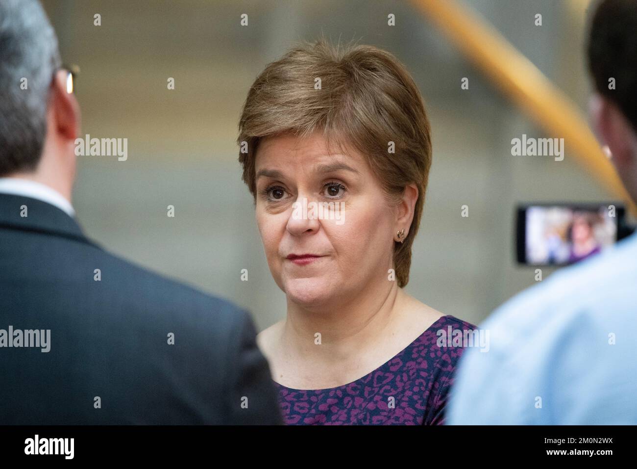 Edinburgh, Scotland, UK. 7th Dec, 2022. PICTURED: Nicola Sturgeon MSP ...