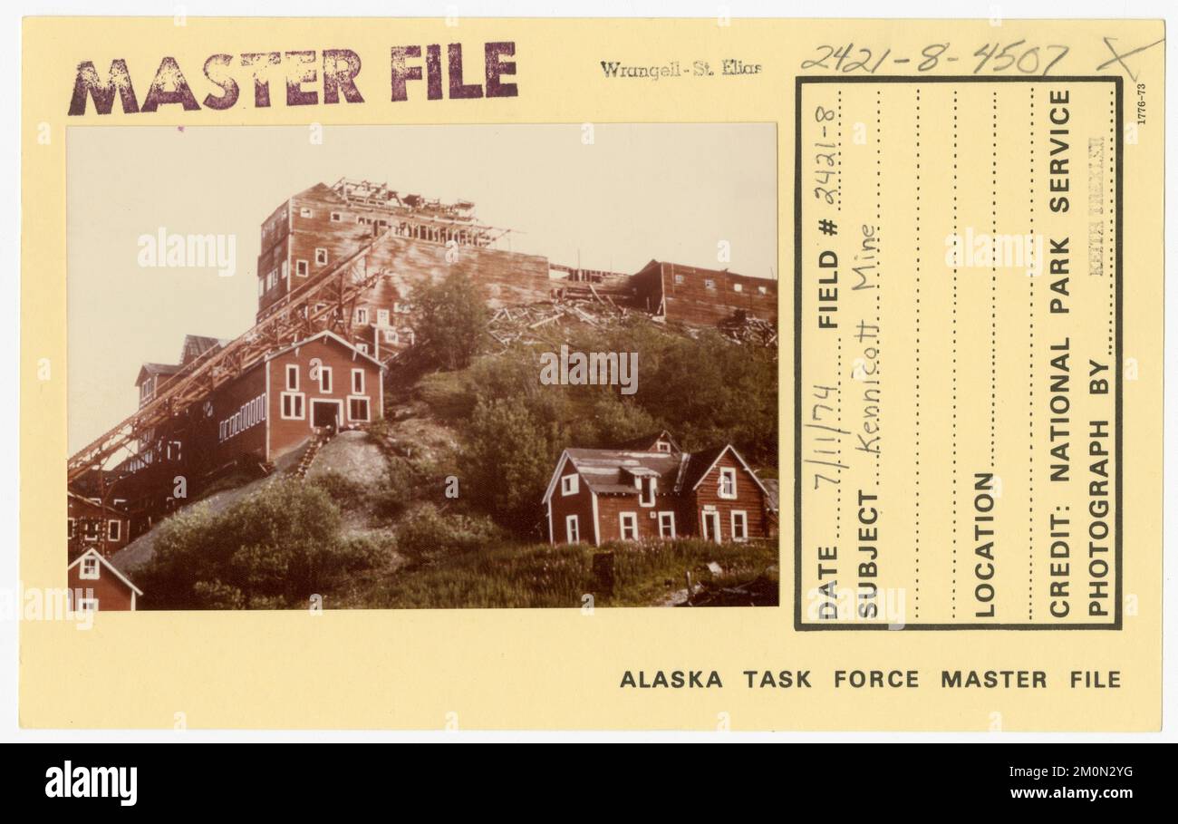 Kennicott Mine. Alaska Task Force Photographs Stock Photo - Alamy