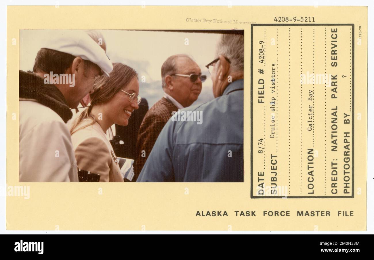 Cruise ship visitors. Alaska Task Force Photographs Stock Photo - Alamy