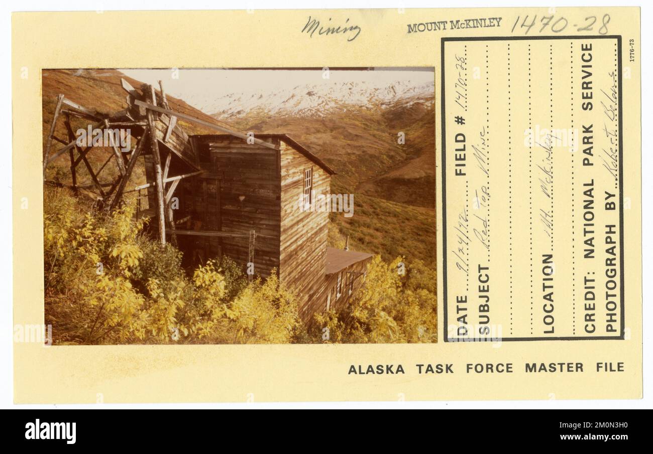 Red Top Mine. Alaska Task Force Photographs Stock Photo - Alamy