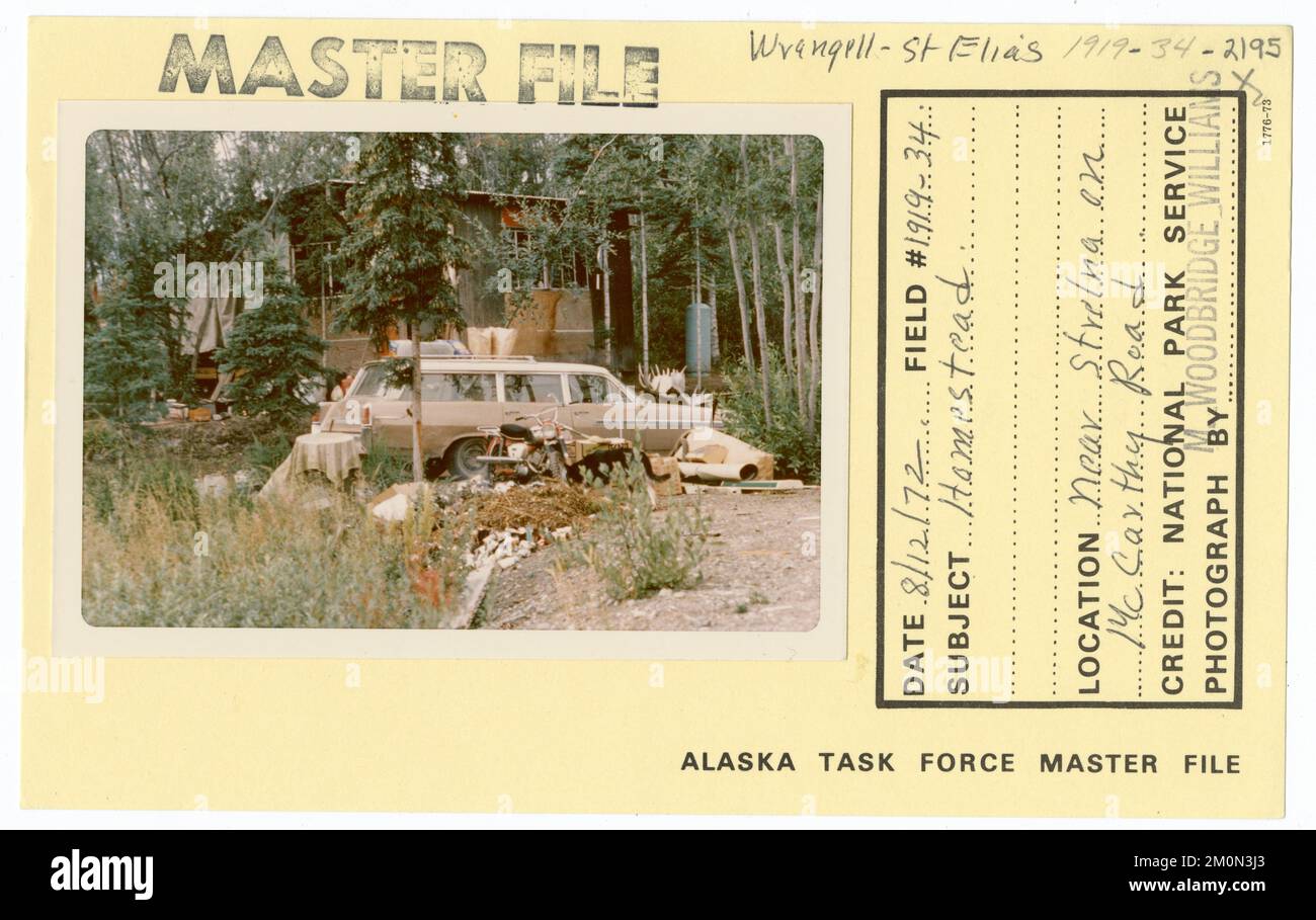 Homestead. Alaska Task Force Photographs Stock Photo - Alamy