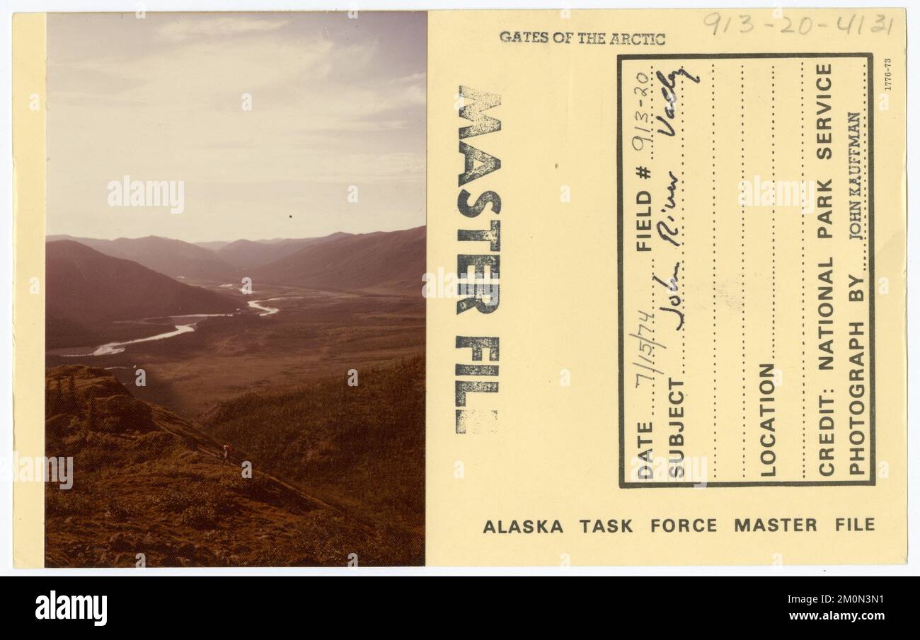 John River Valley. Alaska Task Force Photographs Stock Photo - Alamy