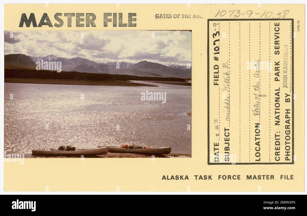 middle Killik River. Alaska Task Force Photographs Stock Photo - Alamy