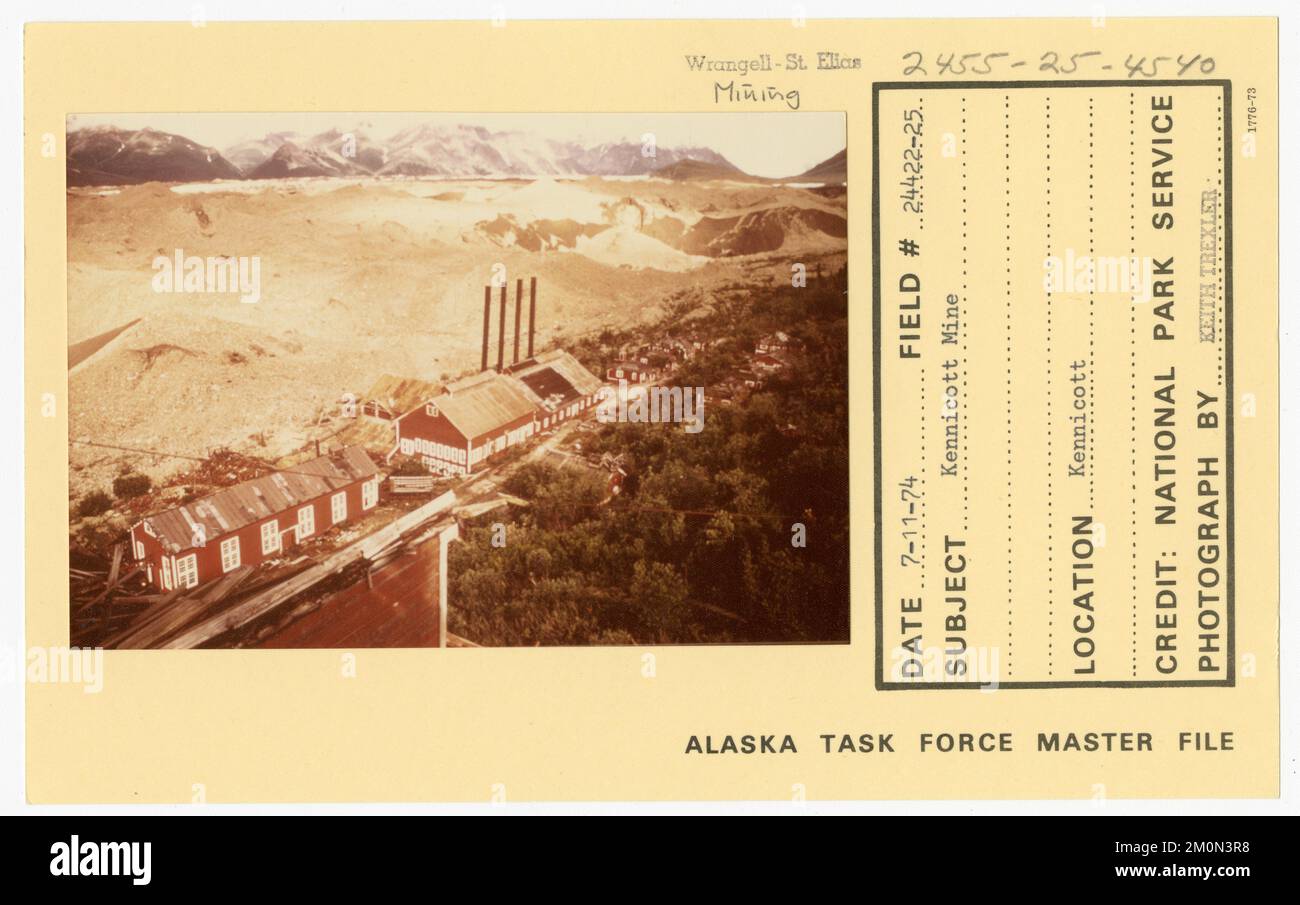 Kennicott Mine. Alaska Task Force Photographs Stock Photo - Alamy