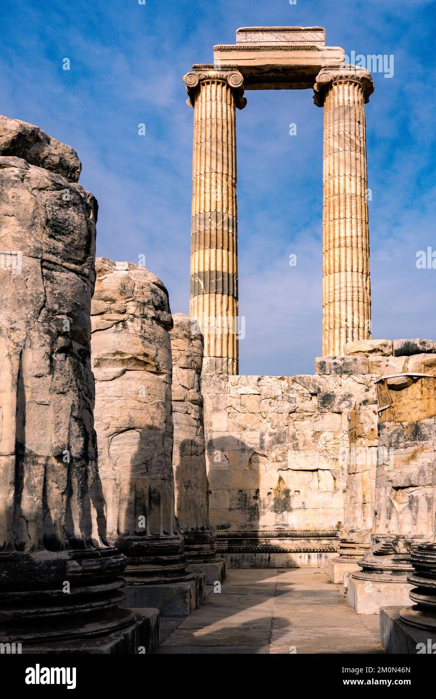 Ruins and Temple of Apollo at Didyam, Turkey Stock Photo - Alamy