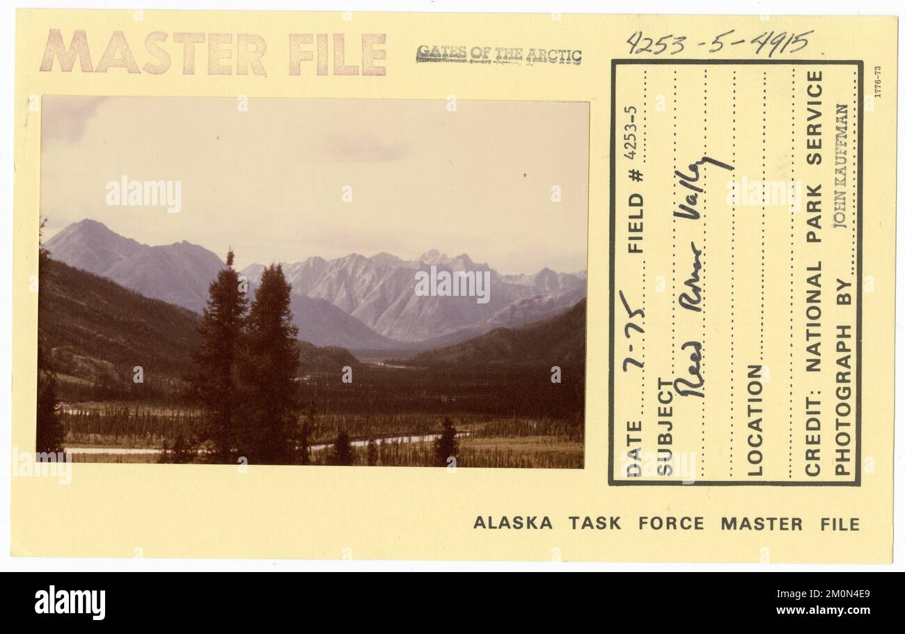 Reed River Valley. Alaska Task Force Photographs Stock Photo - Alamy