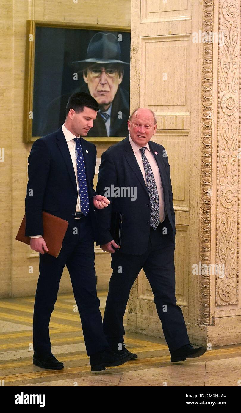 Tuv leader jim allister mla during hi-res stock photography and images ...